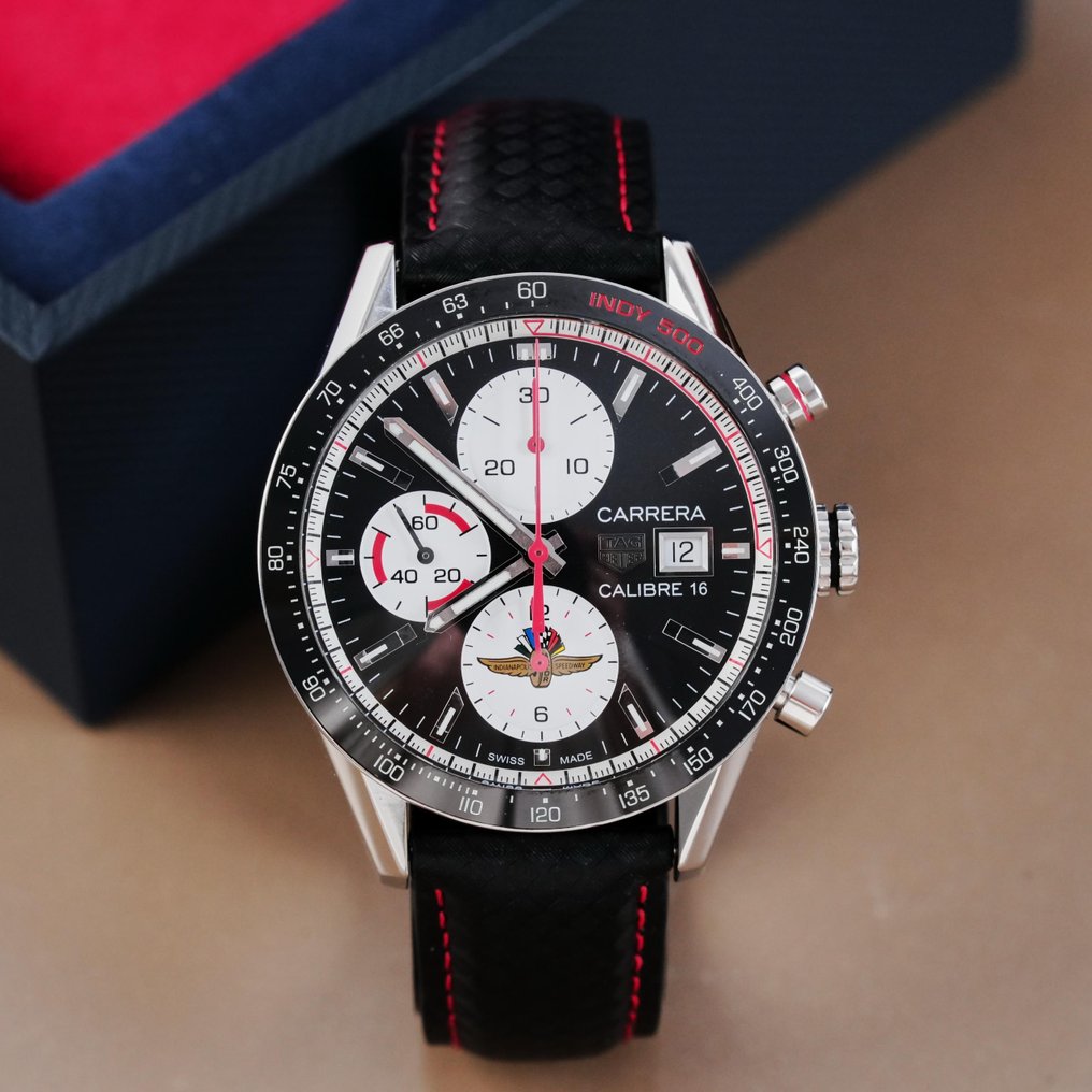TAG Heuer - Carrera Calibre 16 Chronograph Indy 500 Limited Edition - CV201AS.FC6429 - Άνδρες ...