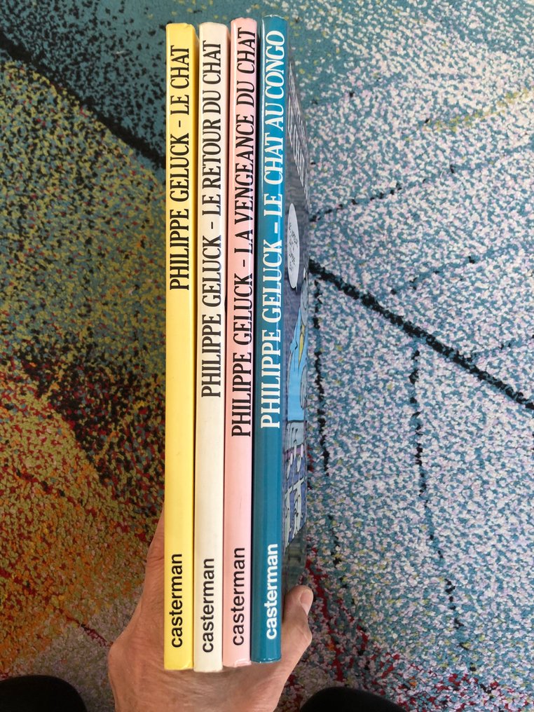 Le Chat T1 à T3 + T5 - 4x C + 4x jaquette - 4 Album - First edition ...