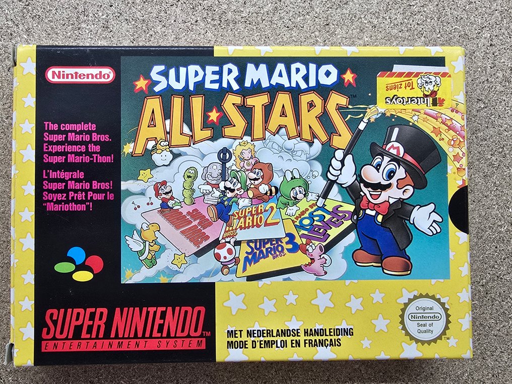 Nintendo - Snes - Super Nintendo - Mario All-Stars First edition - FAH ...