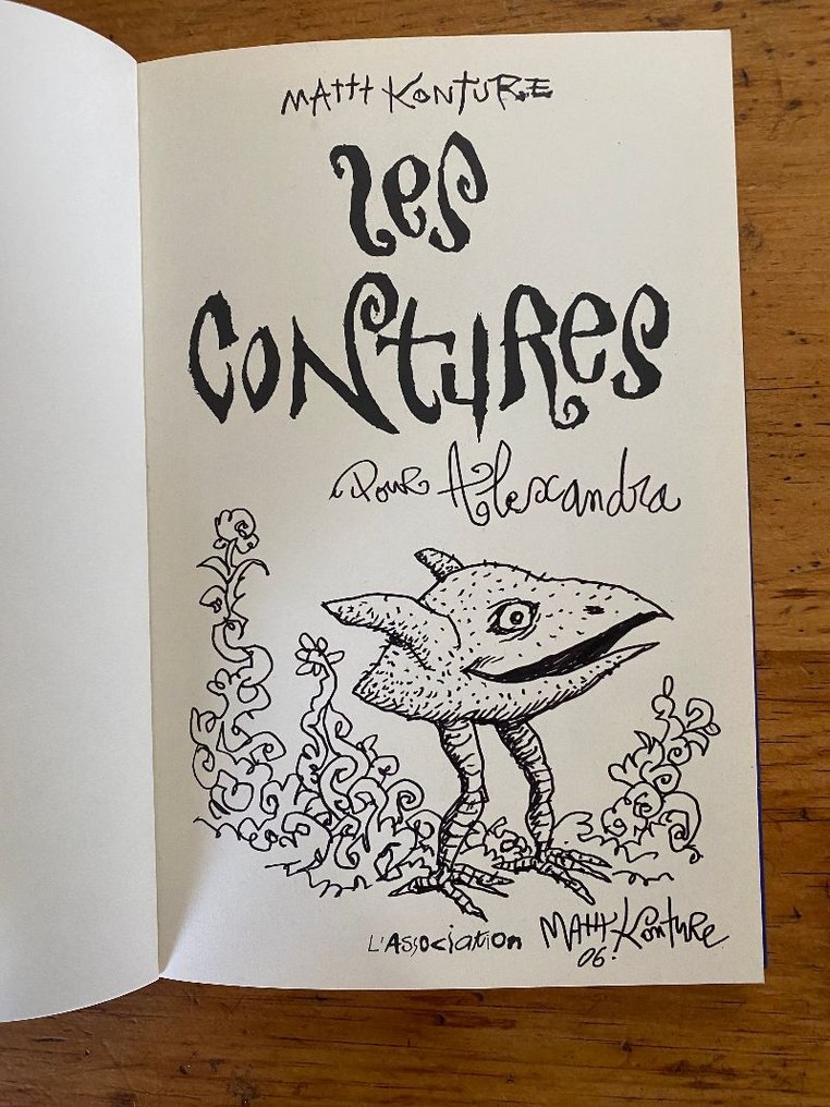 Mattt Konture - Les Contures + Sclérose en plaque + 2x dédicace - 2x B ...