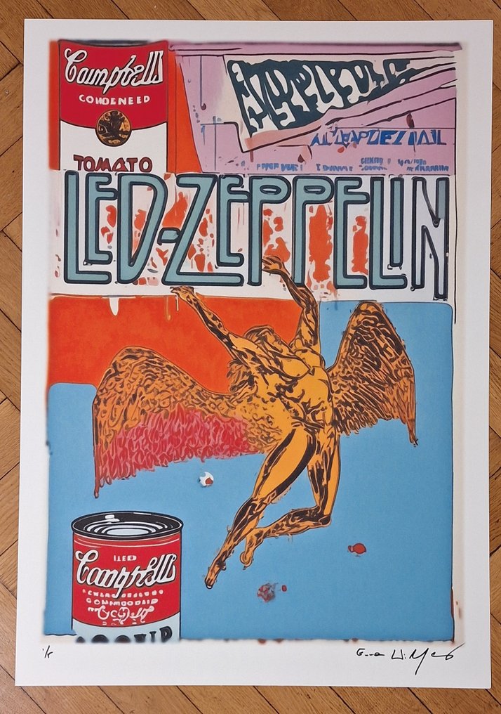 Led Zeppelin - Tribute series - Icons Reimagined Andy Warhol - Limited ...