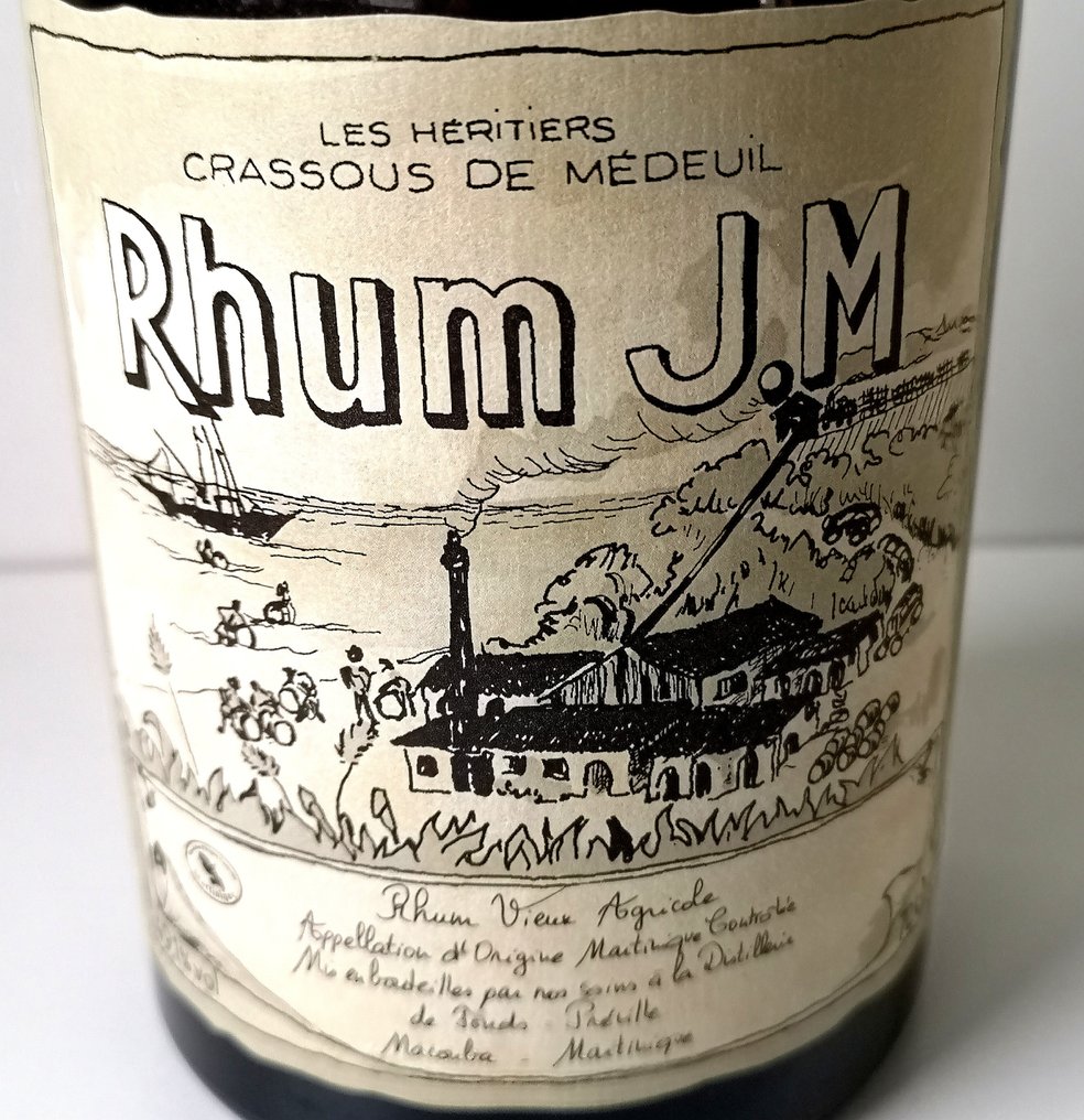 Rhum JM 1992 10 years old - Rhum vieux Agricole - b. 2002 - 70cl ...