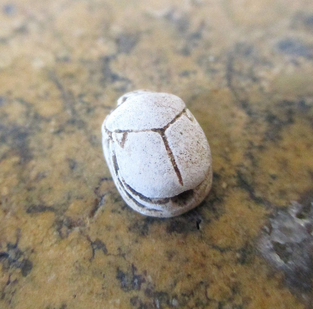 Ancient Egypt, Late Period Stone Stone Scarab Faience Amulet 664-332 B ...