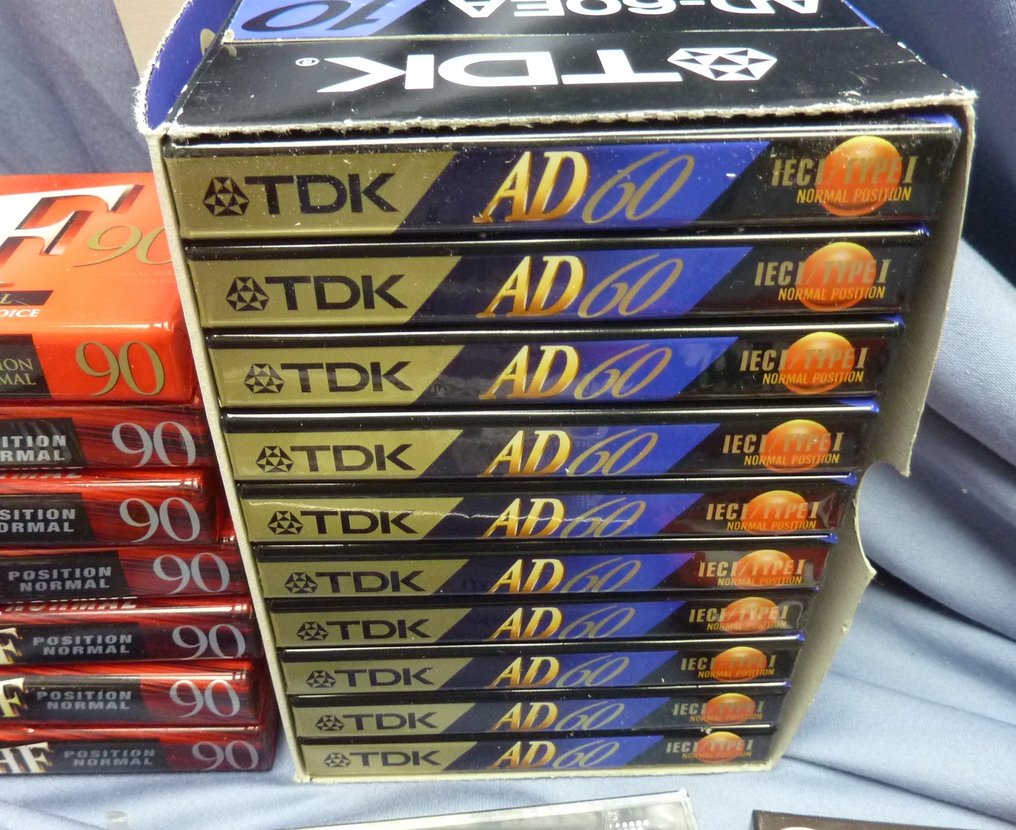 Philips, Sony, BASF, TDK, HEMA, AGFA Blank audio cassette - Multiple models - auction online ...