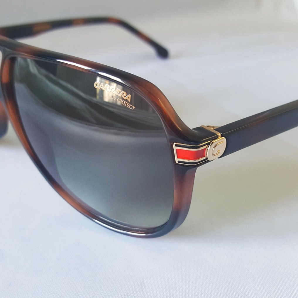 Carrera - Aviator - Gold - Special Logo - New - Sunglasses - auction ...