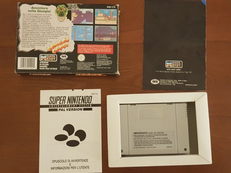 Nintendo - Snes - Congo's Caper - Video game - In original box ...
