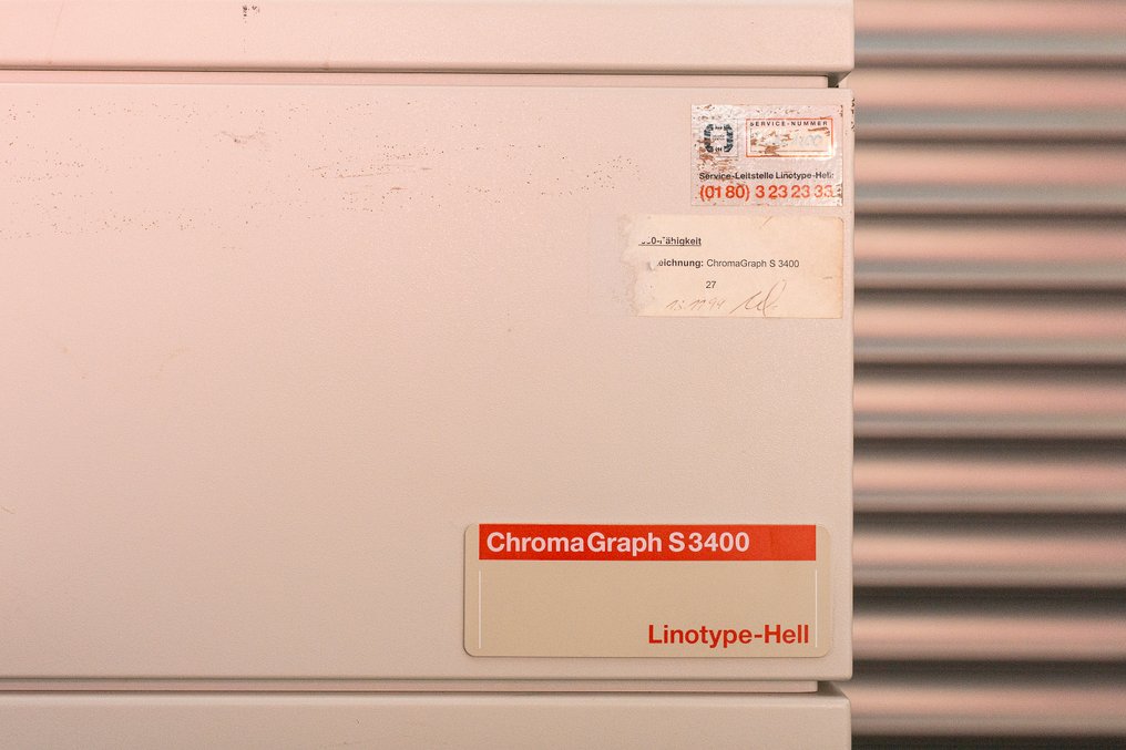 Heidelberg Linotype-Hell ChromaGraph S3400 Trommelscanner ( S3300 S3900 ...