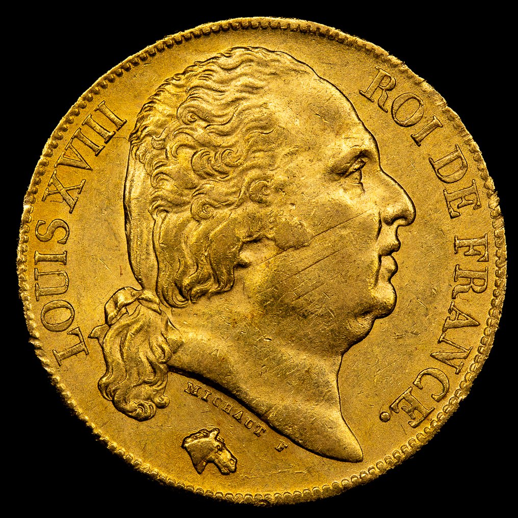 France. Louis XVIII. 20 Francs 1819-A, Paris - auction online Catawiki