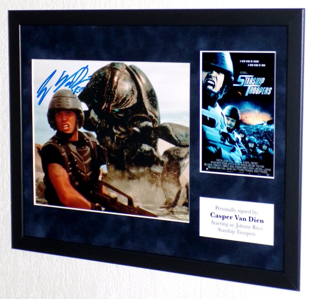 Starship troopers - Casper van Dien (Johnny Rico) Premium Framed ...