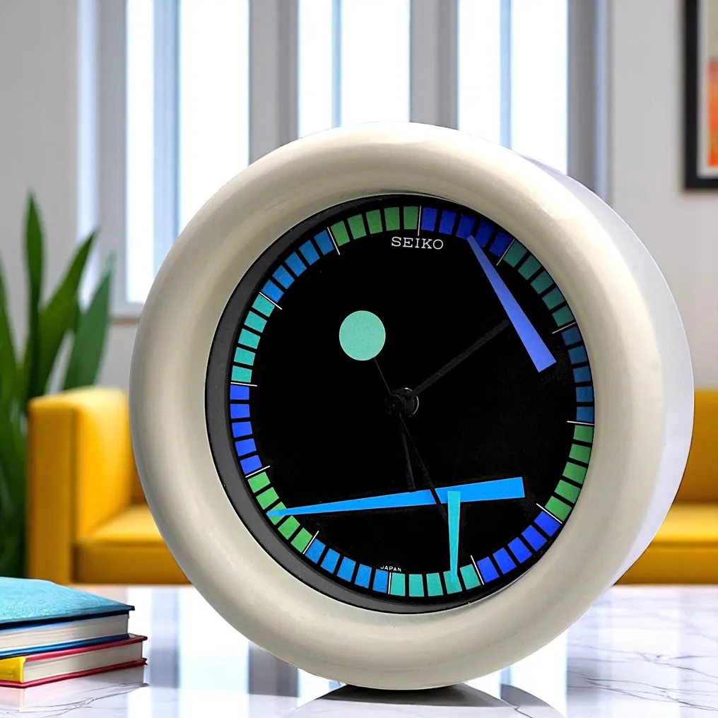 Wall clock - Seiko, Made in Japan - - White Abs - 1970-1980 - Mod. RA ...