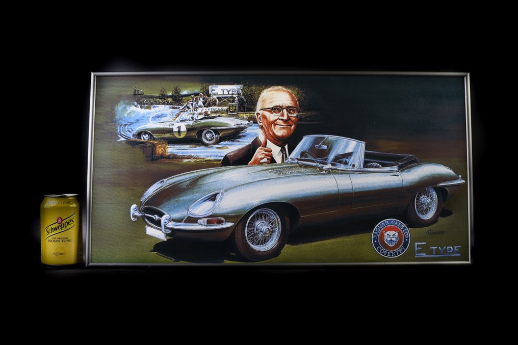 Sign - Jaguar - Jaguar E-type; Sir William Lyons; Mr. Zapadlik design ...