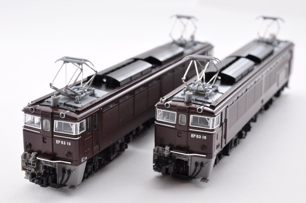 TOMIX N - 92908 - Electric locomotive (1) - "Farewell Usui Pass Set (EF63 18 & 19)" (Collector's ...