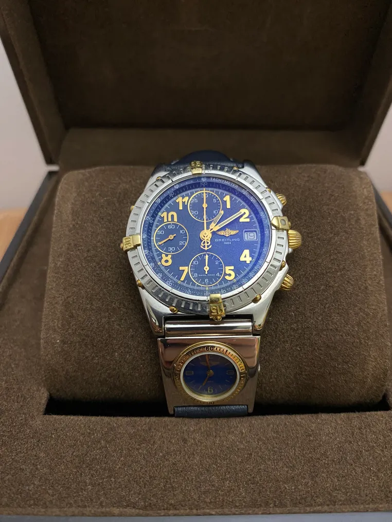 Breitling - Chronomat + UTC Module - B13050.1 - Homme - 1990-1999 ...