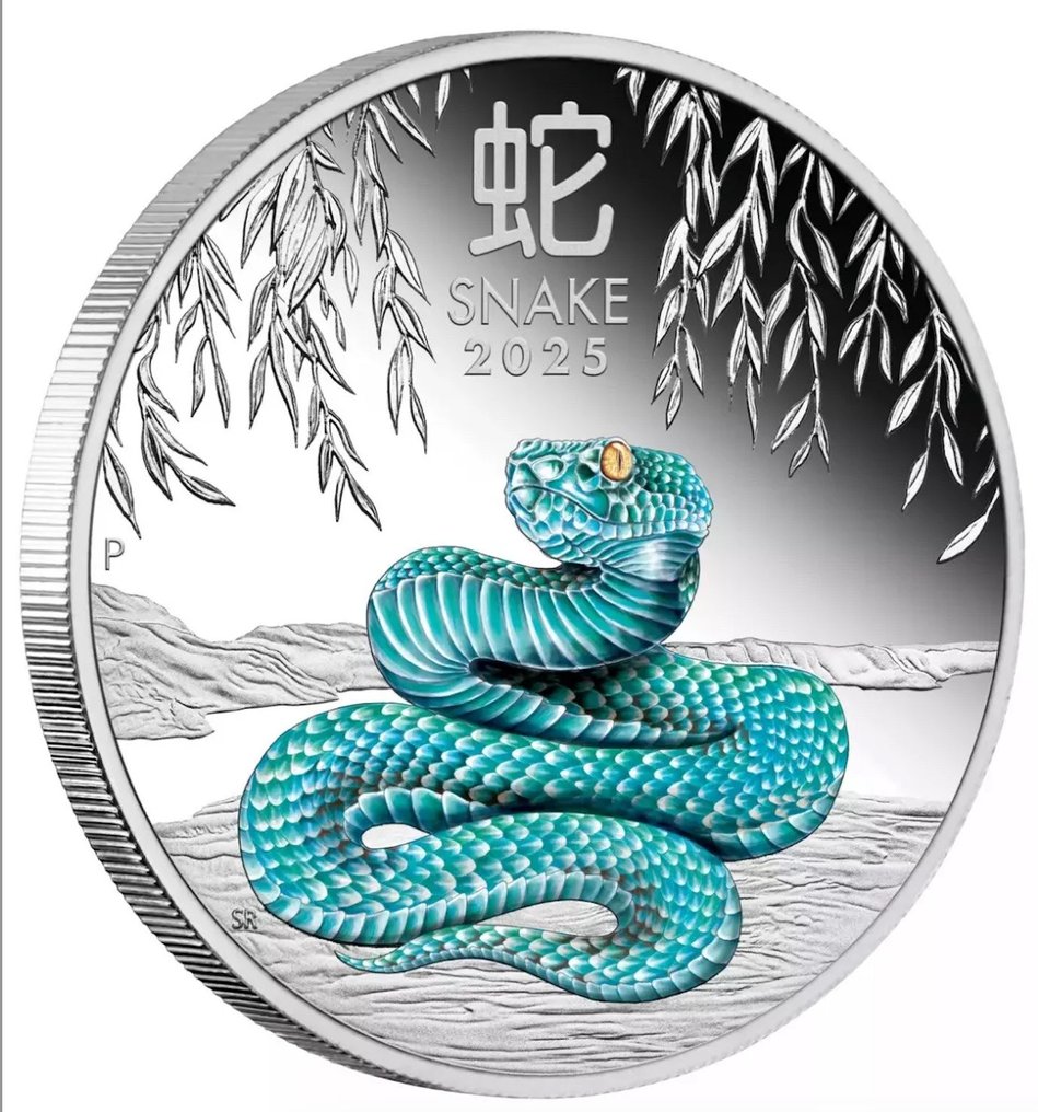 Australia. 1 Dollar 2025 Year of the Snake , 1 Oz (.999) (No Reserve ...