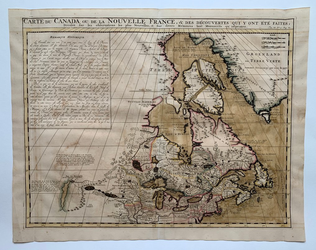 Canada - The Great Lakes; H. Chatelain - Carte Du Canada ou de la ...
