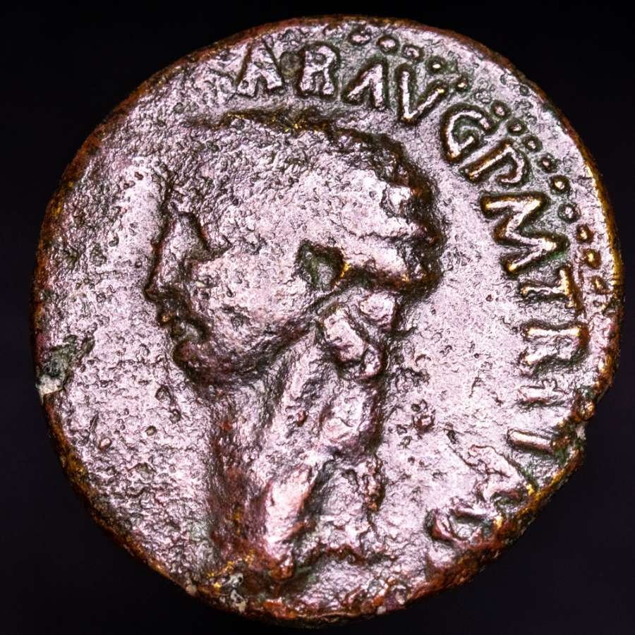 Roman Empire. Claudius (AD 41-54). Dupondius Rome mint, 50-54 AD. CERES ...