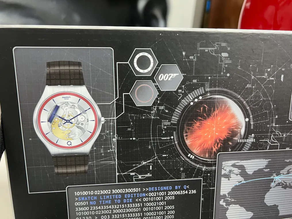 James Bond 007: No Time To Die, Original Swatch 007 watch, limited edition - - Movie prop ...