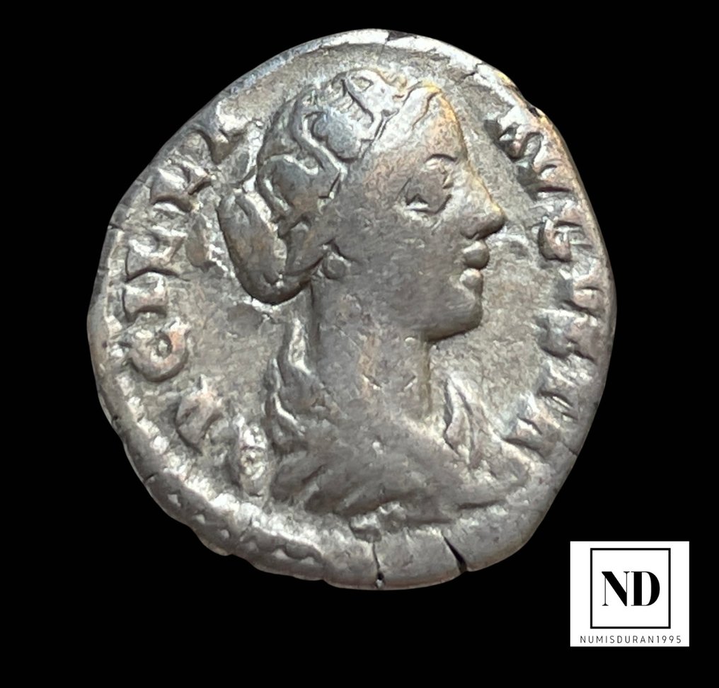 Roman Empire. Lucilla (Augusta, AD 164-182/3). Denarius Rome ...