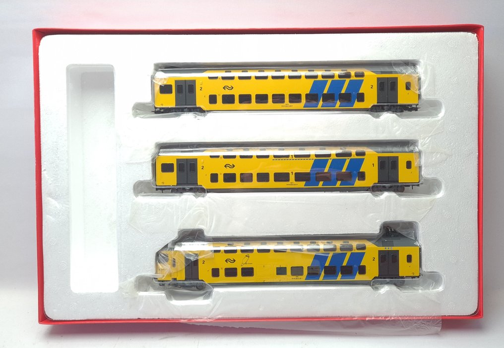 Rivarossi H0 - HR4086 - Train unit (1) - 3-piece DDM set 'Condor' with ...