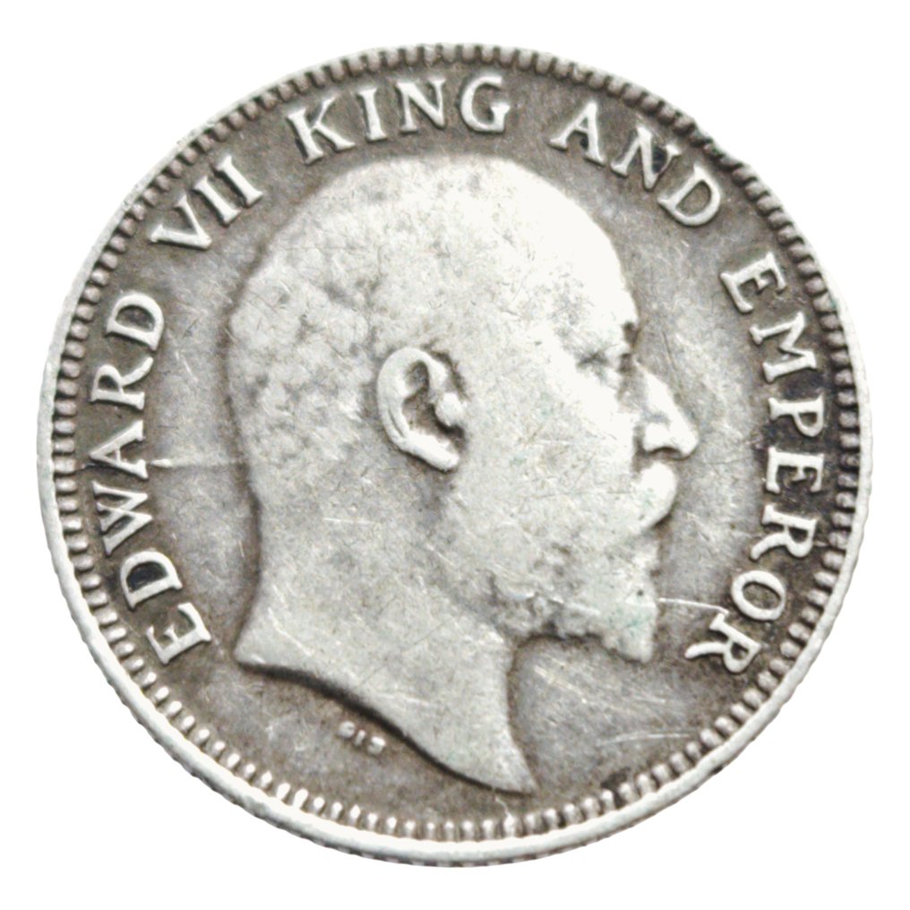 British India. 1 Rupee 1904 KM# 508 & ¼ Rupee 1903 - Edward VII KM# 506 (No Reserve Price ...