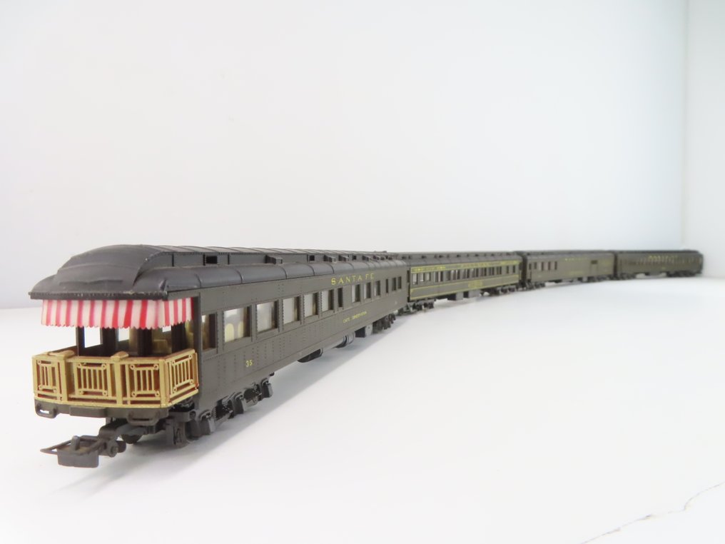 Rivarossi H0 - 2716/2717/2718/2743 - Model train passenger carriage (4) - 4x 6-berth Pullman ...
