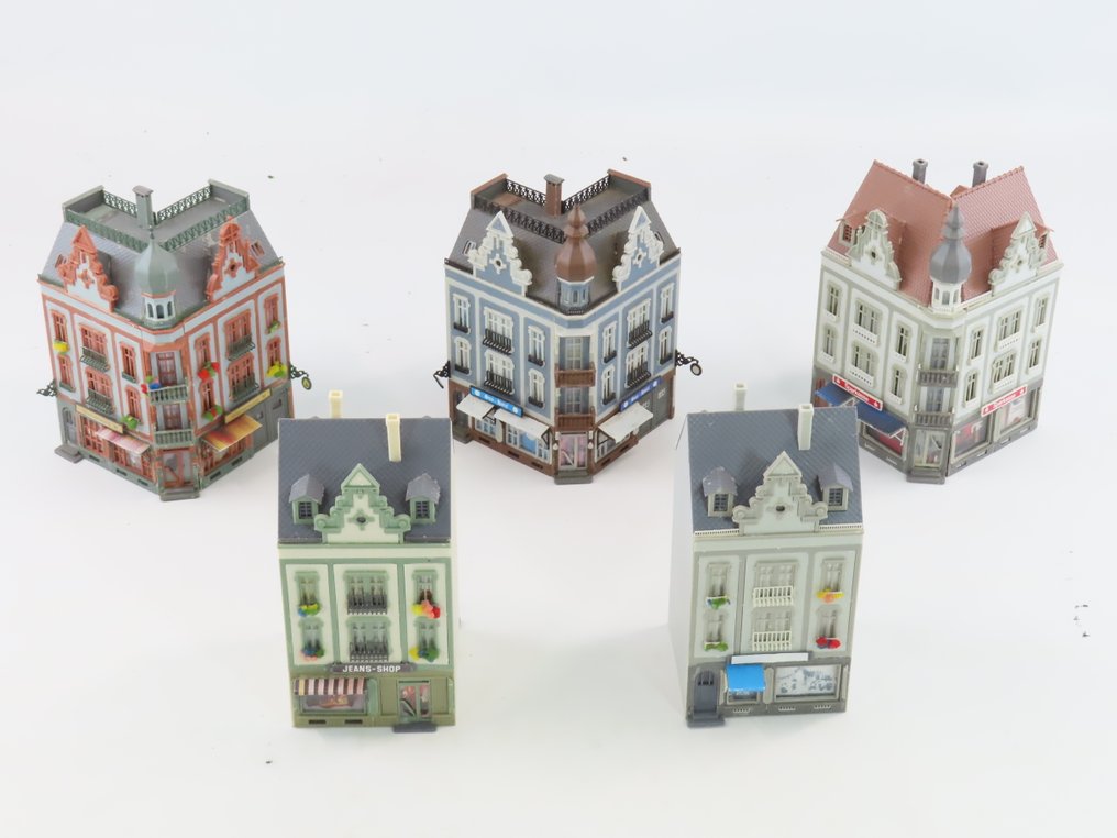 Faller H0 - B-925/B-927 - Model train buildings (2) - 4 buildings on ...