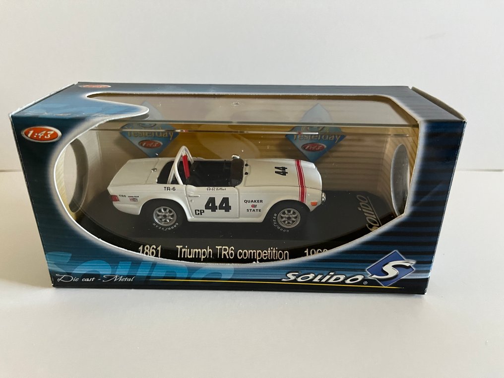 Solido 1:43 - Model car (4) - Triumph TR6 competition, Alfa Romeo ...