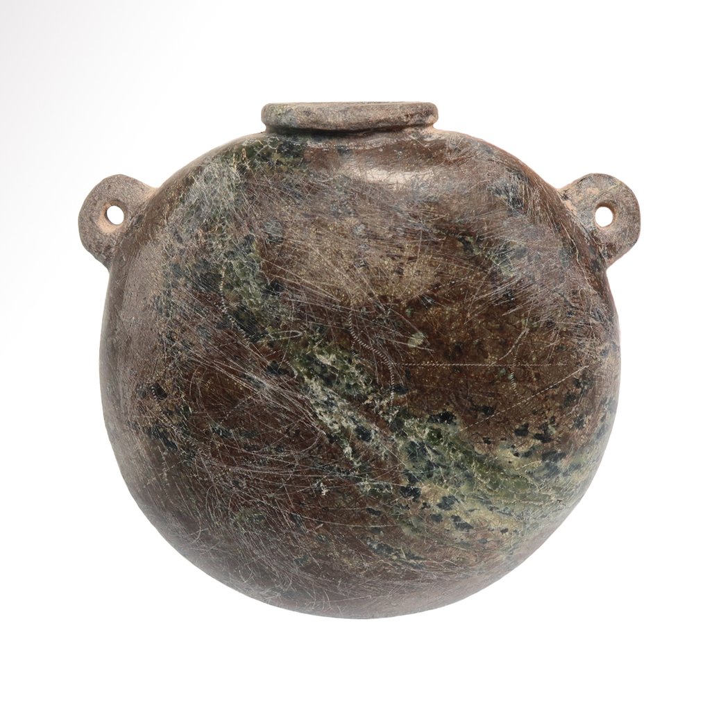 Ancient Egyptian Breccia Flask - auction online Catawiki