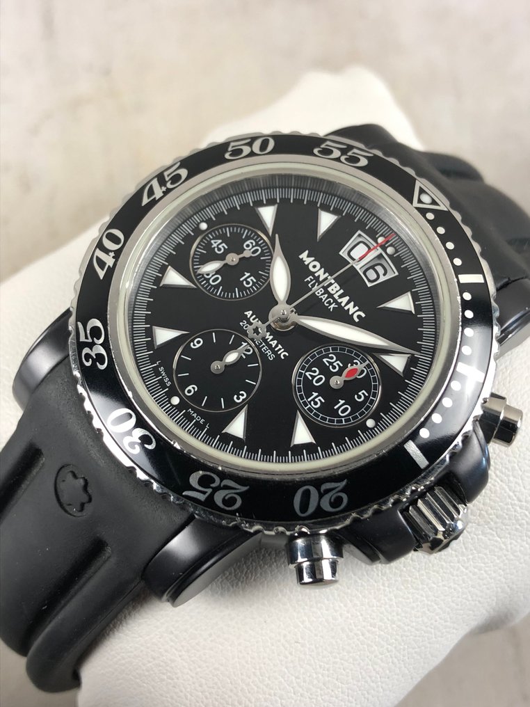 Montblanc - Meisterstuck Chronograph Automatic Flyback - No Reserve Price - 7044 - Men - 2000 ...