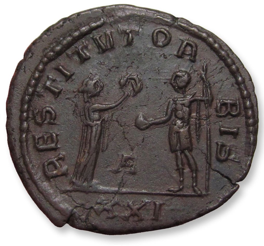 Roman Empire. Probus (AD 276-282). Silvered Antoninianus Antioch mint ...