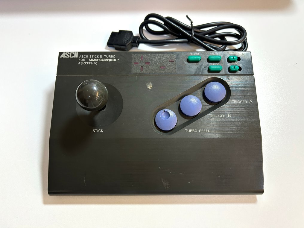 ASCII - STICK II TURBO Fighting Controller AS-3399-FC For Nintendo ...
