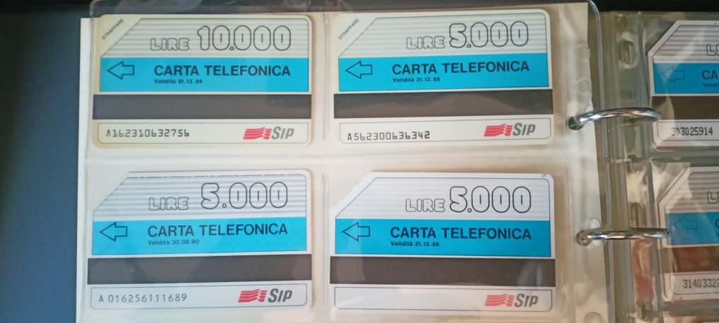 Samling af telefonkort - Samling af telefonkort fra SIP og de første ...