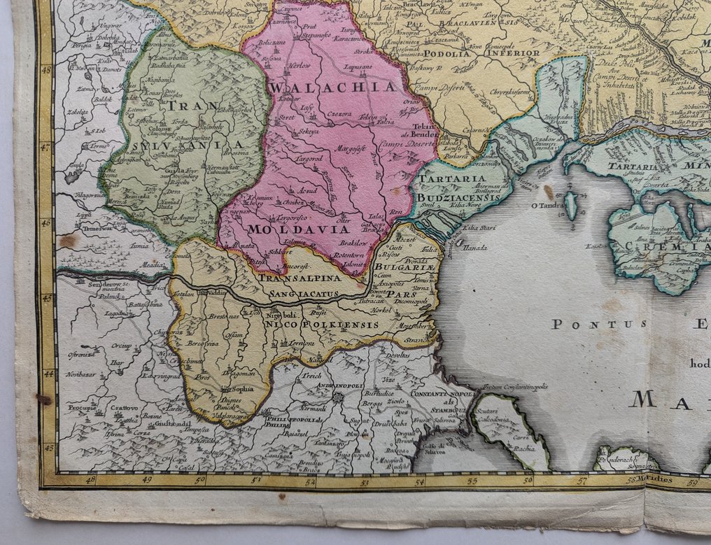 Ukraine - Ukraine; Homann - Ukrania quae et terra cosaccorum - 1701 ...