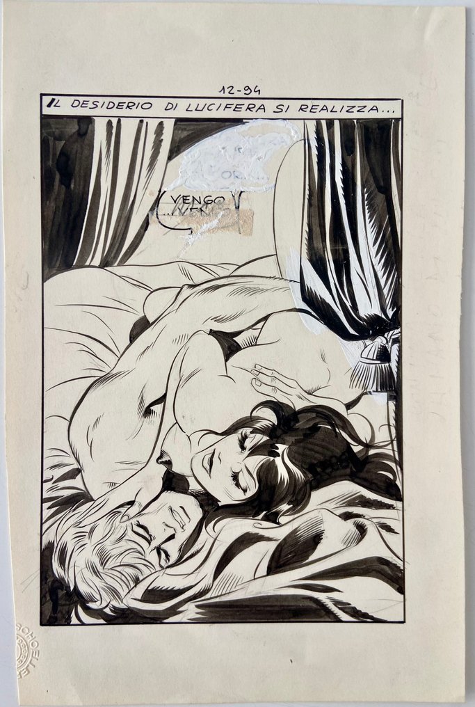 Frollo, Leone - 1 Original page - Lucifera 12 - Femmina perversa - 1972 - Catawiki