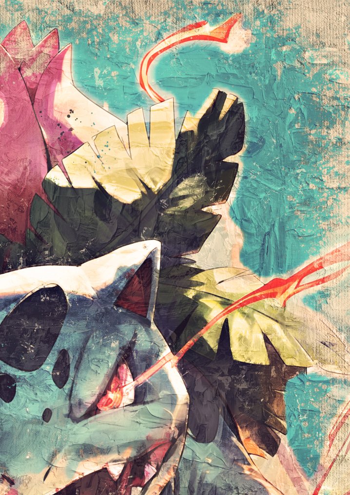 Boriani - Pokemon Venosaur oil - limited edition 2/10 - auction online ...