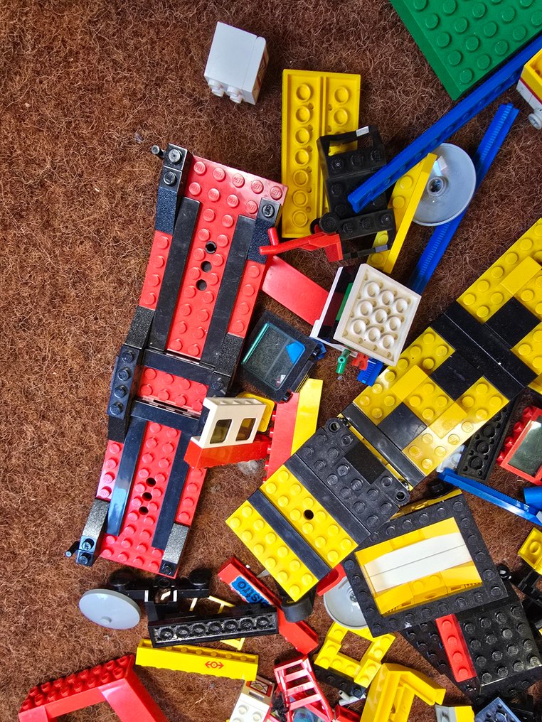 Lego Pezzi - Partij losse lego wrakken trein wagon 12v 9v - Catawiki