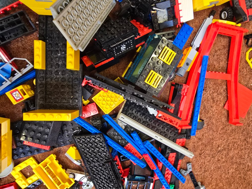 Lego Pezzi - Partij losse lego wrakken trein wagon 12v 9v - Catawiki