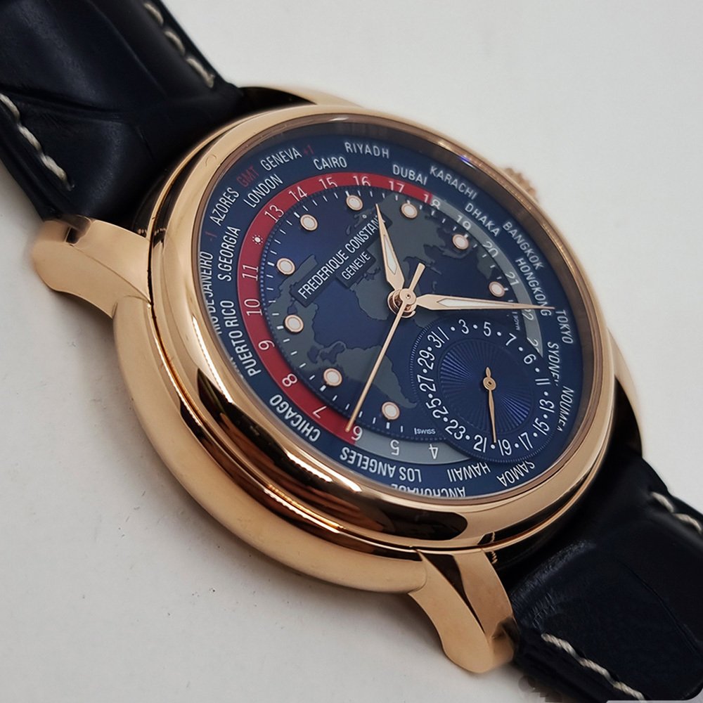 Frédérique Constant - Gold Classic Worldtimer Manufacture Ltd. Ed. - FC ...