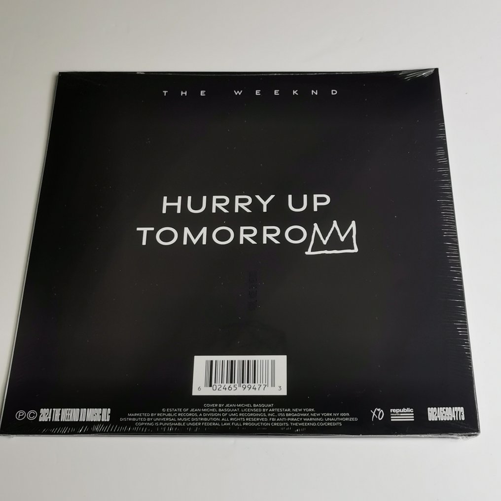The Weeknd - Hurry up Tomorrow X Jean-Michel Basquiat (First Pressing Vinyl) - Vinylschallplatte ...