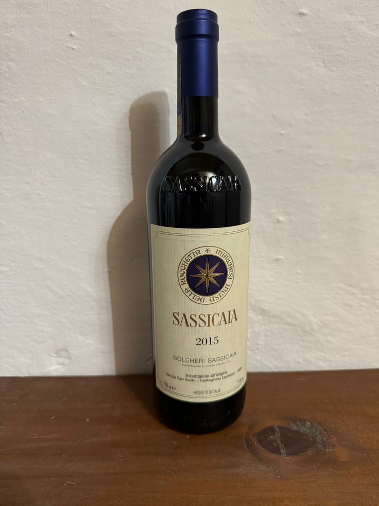 2015 Tenuta San Guido, Sassicaia - Bolgheri DOC - 1 Bottle (0.75L) - auction online Catawiki