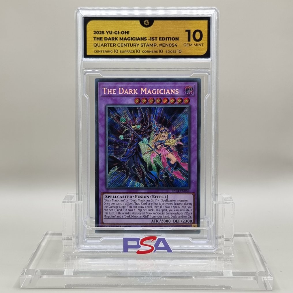 Konami - 1 Graded card - Yu-Gi-Oh! - The Dark Magicians - Quarter Century Stampede - GG 10 ...