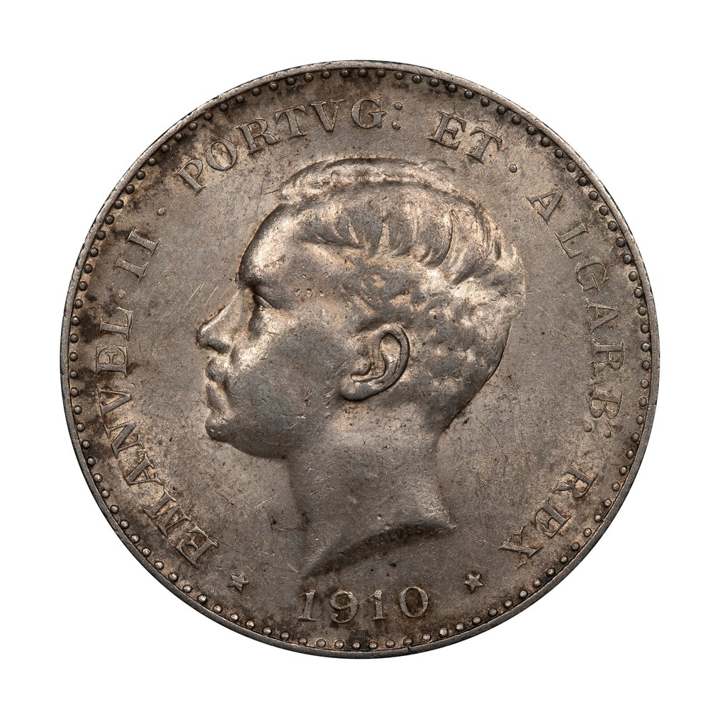 Portugal. D. Manuel II (1908-1910). 1000 Reis 1910 - Guerra Peninsular (No Reserve Price ...