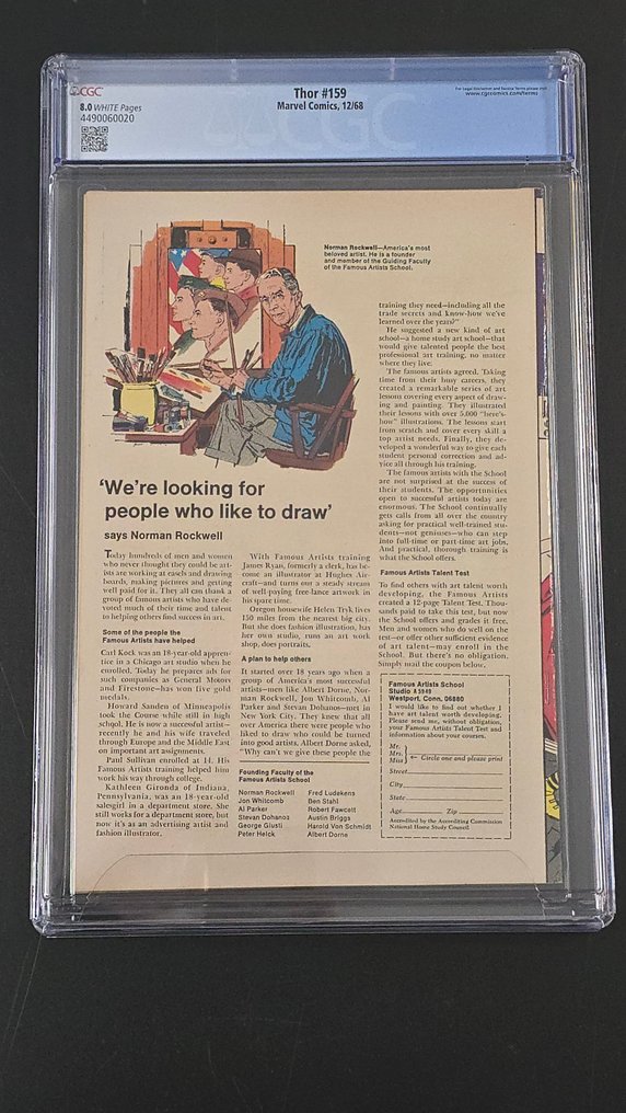Thor #159 - 1 Graded comic - First edition - 1968 - CGC 8 - auction ...