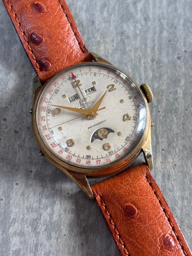 Nimer - Classics Moonphase - Sin Precio de Reserva - Hombre - 1950-1959 - Catawiki