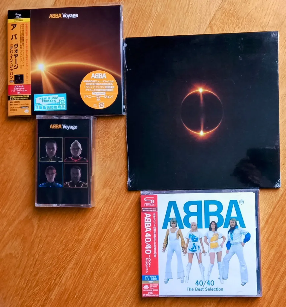 ABBA - Fan Pack : "40/40 The Best Selection = 40/40" / "Voyage" 1 SHM-CD - 2 x DVD-Video / "I ...