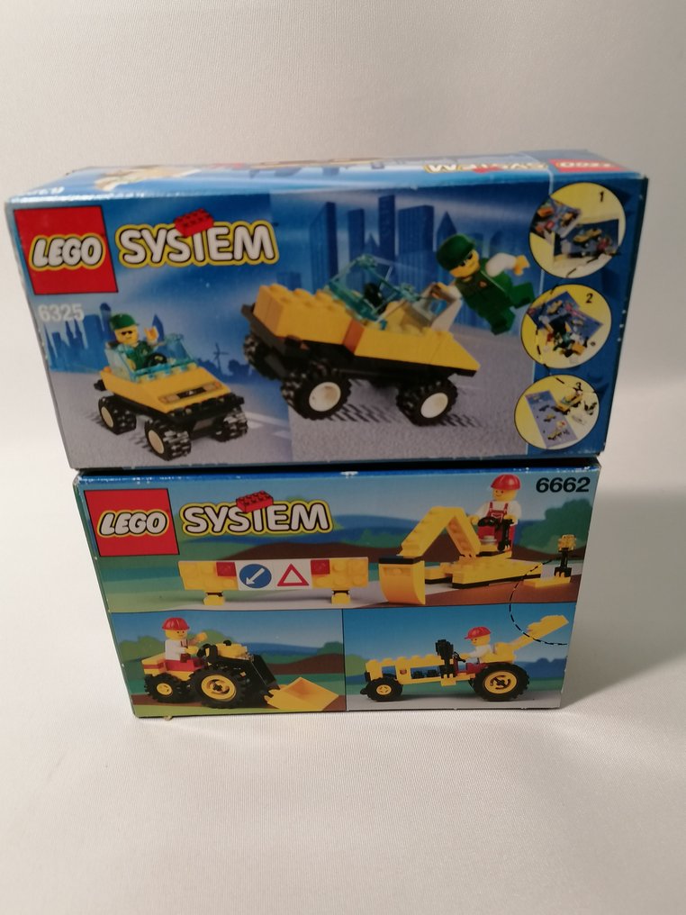 LEGO Set - City - Lego NEW 6662 Backhoe, lego NEW 6325 Package Pick-Up ...