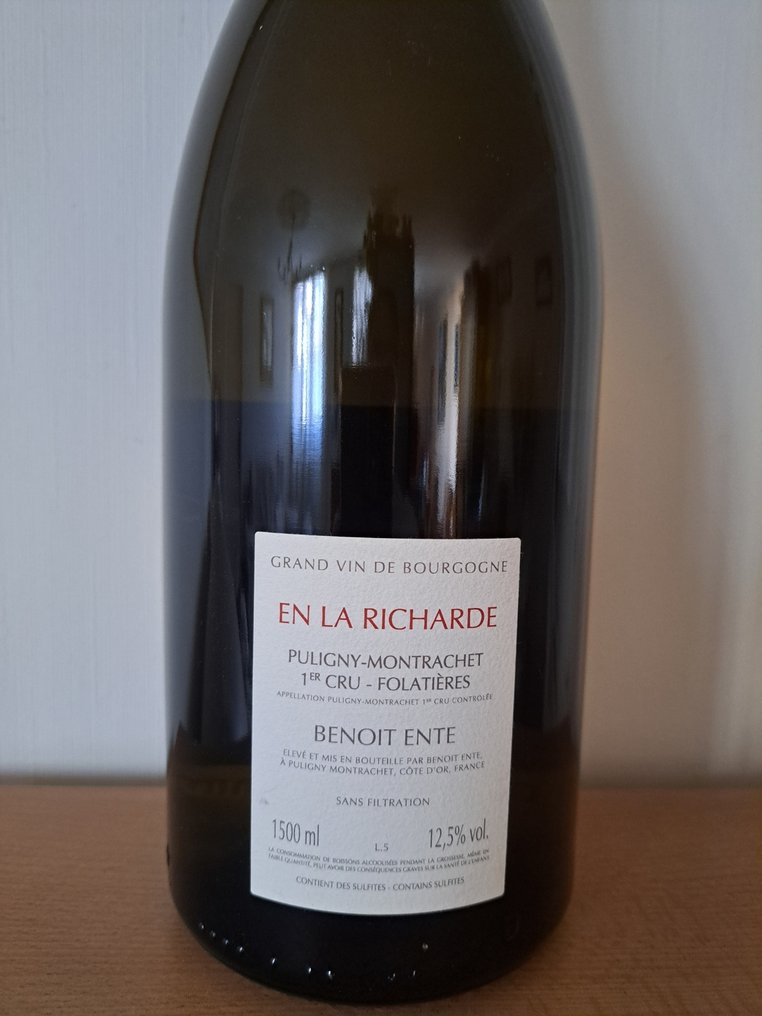 2021 Benoit Ente " Folatière En La Richarde" - Puligny Montrachet 1er ...