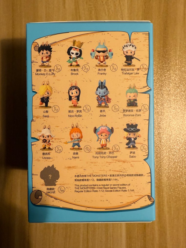 Pop Mart - Giocattolo 2 Labubu X One Piece Figure sealed unopened blind boxes - Asia exclusive ...