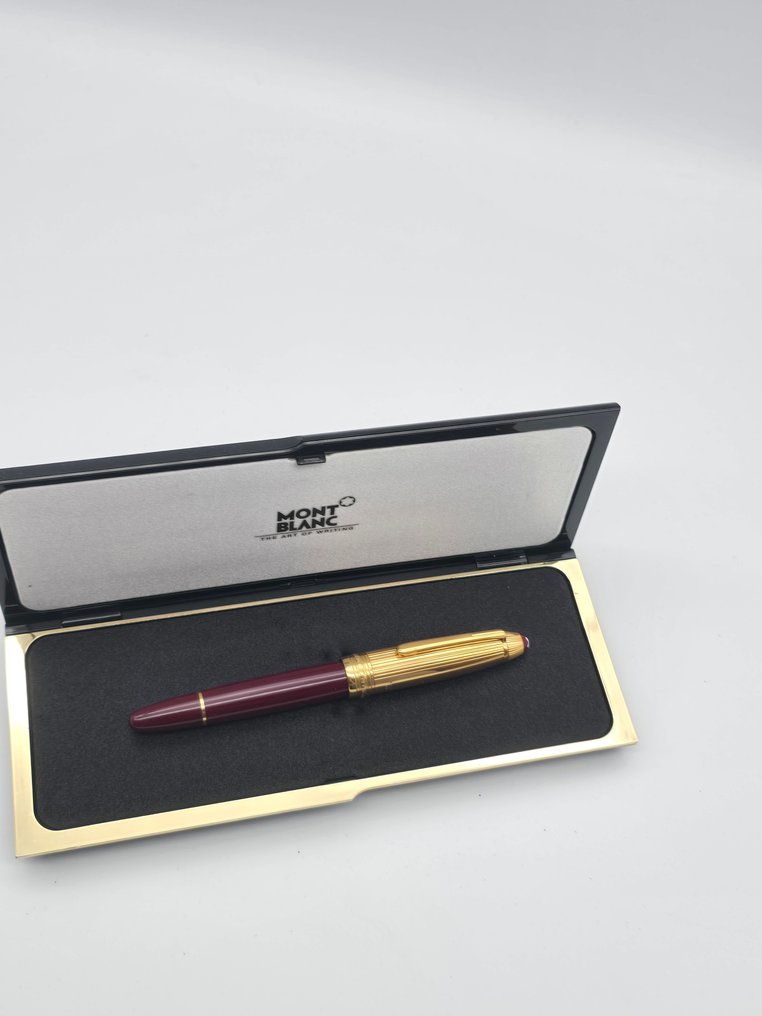 Montblanc - pluma estilográfica montblanc 146 solitaire doue burgundy - Caneta de tinta ...