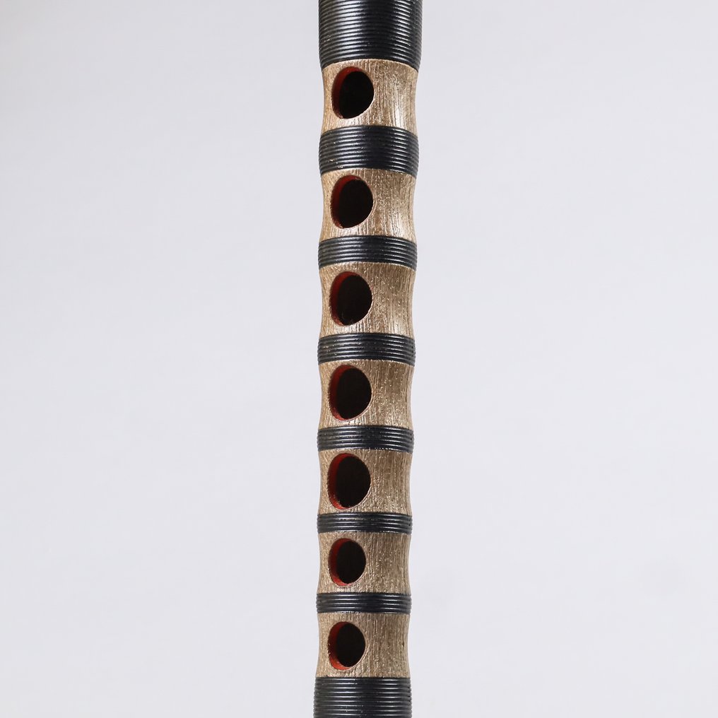 Gagaku Dragon Flute (Ryuteki) with Brocade Pouch - 龍笛 - - Musical ...